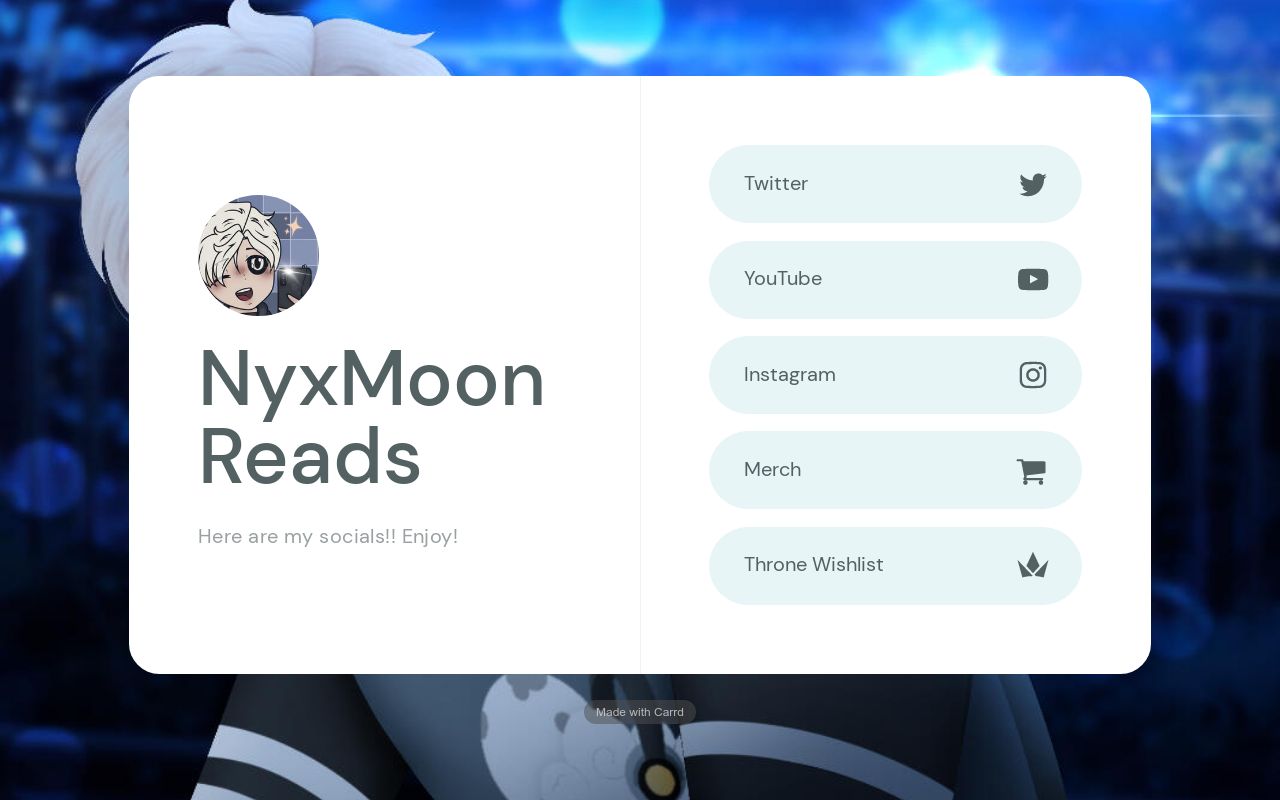 Card for NyxMoon Reads